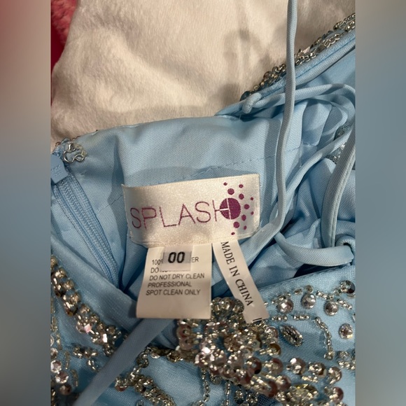 Splash | Dresses | Blue Sequin Prom Dress | Poshmark